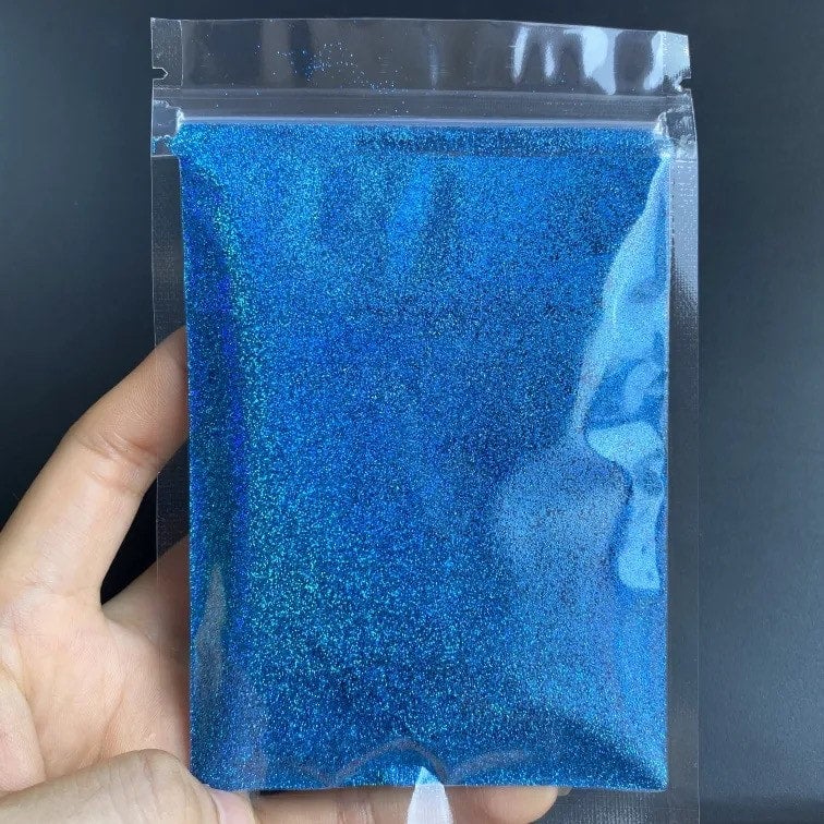 Fine Blue Glitter | Designit Blanks WA