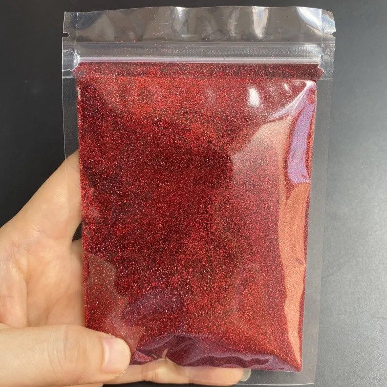 Fine Deep Red Glitter | Designit Blanks WA