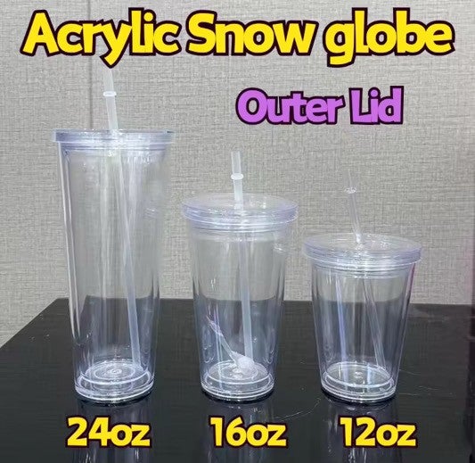 Acrylic Snow Globe Stadium Cups | Designit Blanks WA