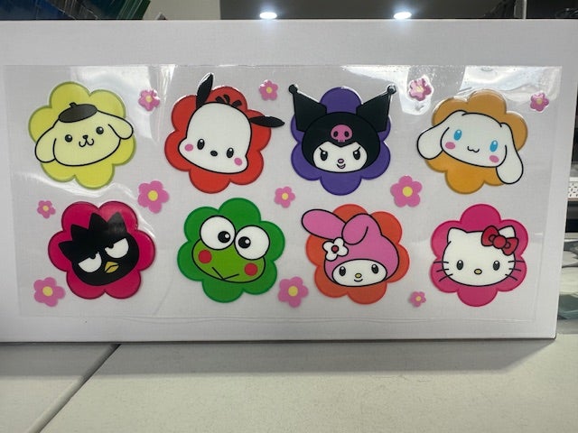 1536. Hello Kitty and Friends 16oz uv sticker wrap | Designit Blanks WA