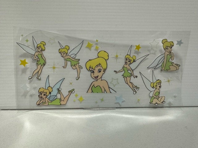 1181. 16oz uv sticker wrap Tinkerbell | Designit Blanks WA